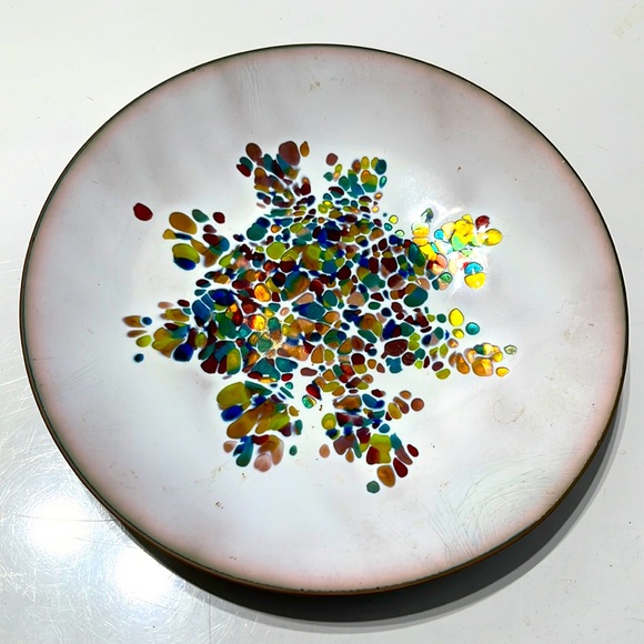 kareka | Accents | Vintage Handmade Porcelain On Copper Plate | Poshmark